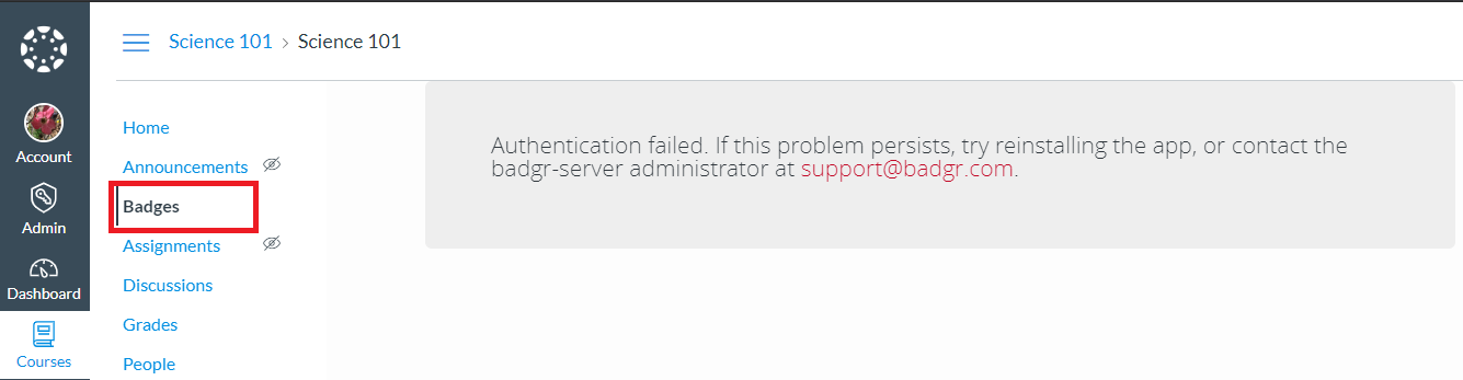 Troubleshooting: Authentication failed